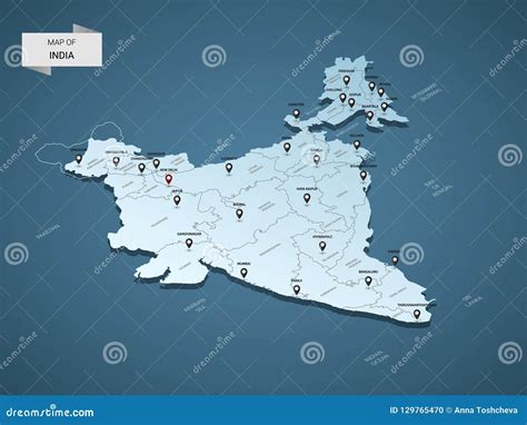 Map Indiaindia Map Map Of India Vector Silhouetteindia Vector Map