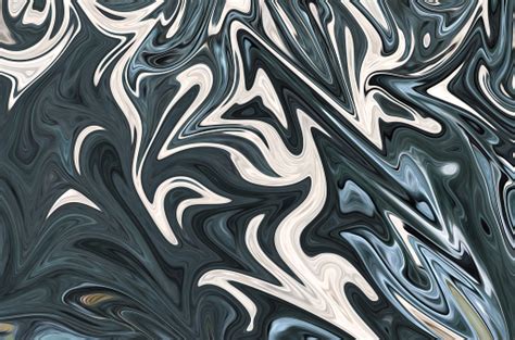 녹색 추상적인 패턴을 유동화 회색 갈색 및 검정 그래픽 컬러 예술 양식 디지털 배경 Liquifying 흐름입니다 갈색에 대한 스톡 사진 및 기타 이미지 Istock