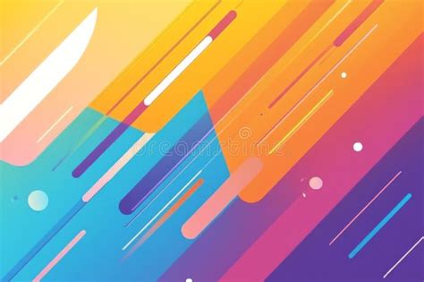 A Dynamic Abstract Background With A Cascade Of Colorful Diagonal Lines