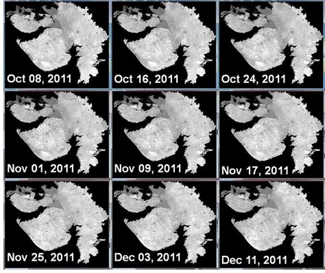 Scaled Ndvi Images Obtained From Modis Reflectance Data Over Gujarat Download Scientific