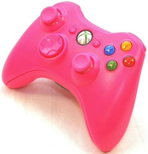 Pink And Black Xbox 360 Controller