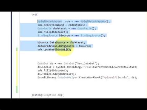 C Tutorial 29 How To Export Data From Database To Excel File By Using C YouTube
