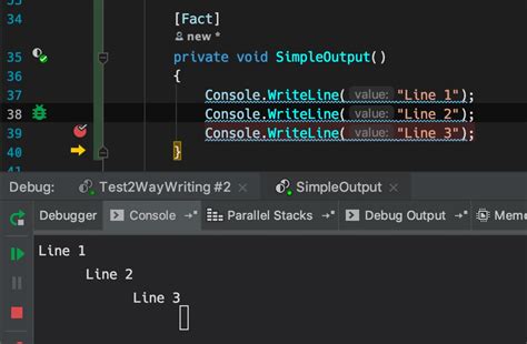 Console Output From Unit Tests Does Not Use Carriage Return When Logging Rider Support Jetbrains
