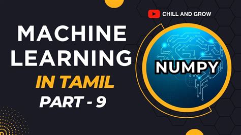 Machine Learning In Tamil Part NumPy Tutorial For Beginners YouTube