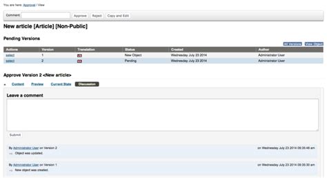 Ez Publish Workflows Multi Language Collaboration And Scheduled