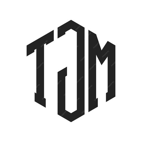 Premium Vector Tjm Logo Design Initial Letter Tjm Monogram Logo Using