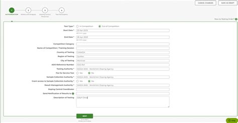 Creating A Testing Order Adams Help Center