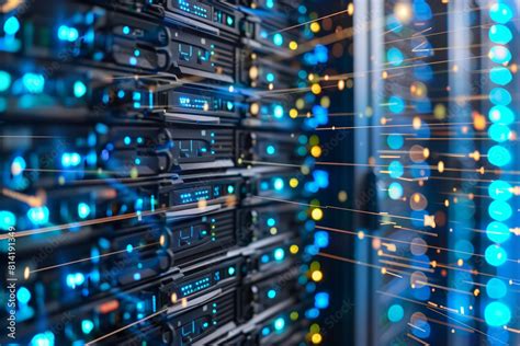 local computer network structure communications with data center