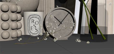 Decorative Set 094 3d Model Cgtrader