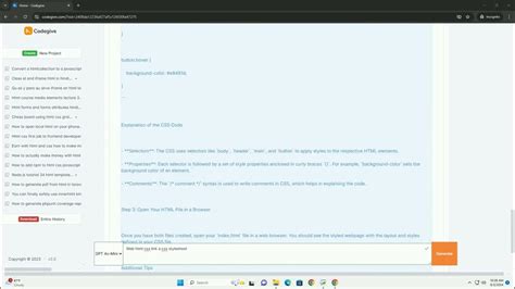 Web Html Css Link A Css Stylesheet Youtube