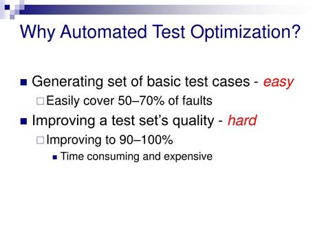 PPT Algorithms For Optimizing Test Cases PowerPoint Presentation Free Download ID 839157