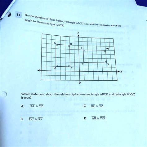 Solved What Is The Answer To This On The Coordinate Origin To Plane Form Below Rectangle