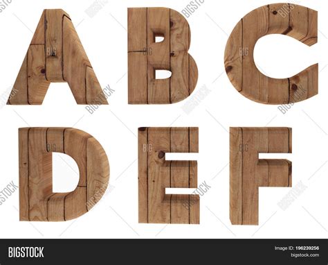 Wooden Alphabet Image And Photo Free Trial Bigstock