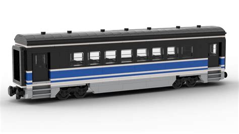 Lego Moc Wagon Passager Passenger Wagon 1 Moc By Mimi68 Rebrickable Build With Lego