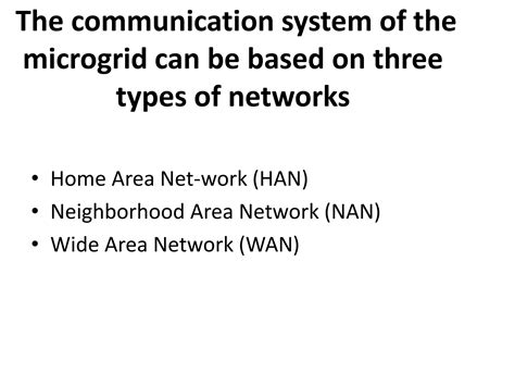 Microgrid Communication Systems Ppt