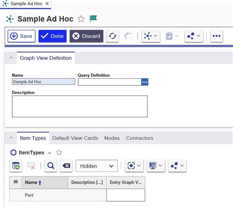 Creating An Ad Hoc Graph View Definition