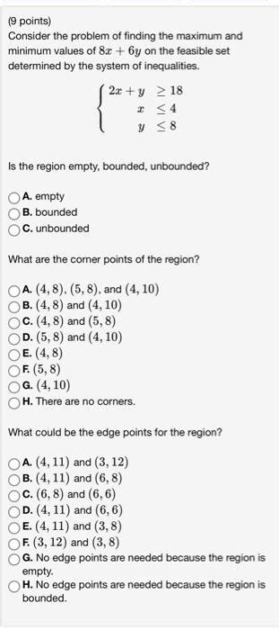 Solved Points Consider The Problem Of Finding The Chegg