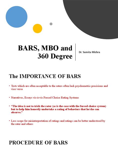 Bars Mbo And 360 Degree Pdf Performance Appraisal Goal