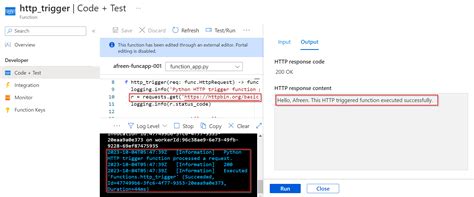 Issue 0 Function Loaded Azure Functions V2 Blueprint Python Referencing Requests