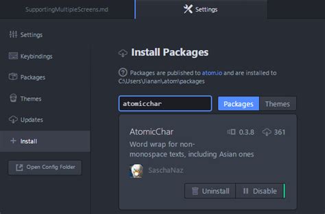 解决atom中文无法自动换行问题atom自动换行 Csdn博客 解决atom中文无法自动换行问题atom自动换行 Csdn博客