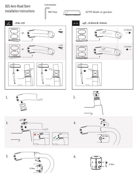 Ses Aero Road Stem Installation Instructions Enve Support Center Home