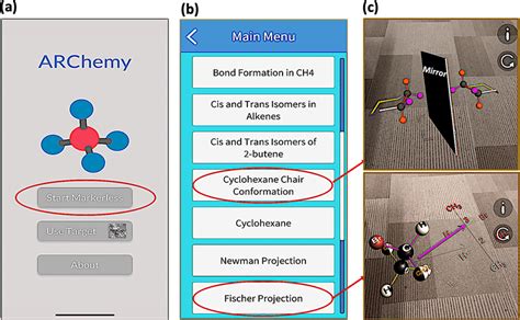 Snapshots Of The Markerless Ar App A Ar Welcome Page B A Part Of Download Scientific