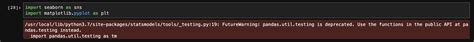 Futurewarning Pandas Util Testing Is Deprecated Issue Mwaskom Seaborn Github
