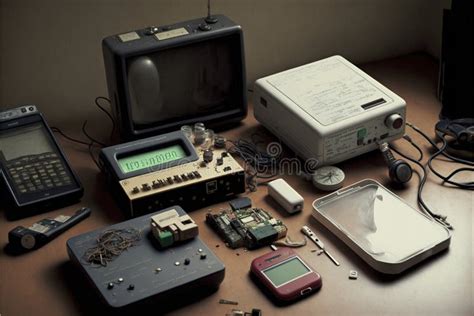 Devices Connected To The Internet With Sensors And Data Stock Illustration Illustration Of