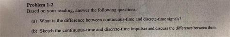 solved problem 1 2 based on your reading answer the