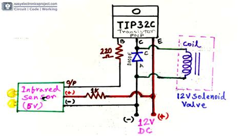 Automatic Water Tap Sensor Circuit Diagram