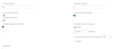 Multiple Choice Documentation