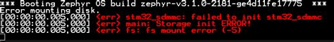 SDMMC Driver With STM32 U575 Issue 49154 Zephyrproject Rtos Zephyr