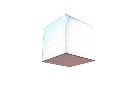 3d Model Cube Geometric Shape V1 008 Vr Ar Low Poly Cgtrader