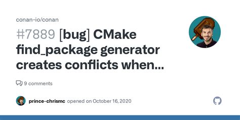 Bug Cmake Findpackage Generator Creates Conflicts When Multiple Deps