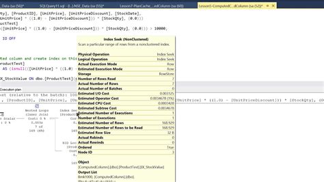 Sql Server Computed Columns And Their Impact On Query Plans Youtube