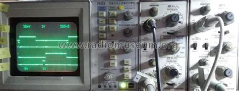 Oscilloscope 7633 Equipment Tektronix Portland Or Build 1974andndash