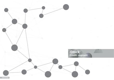 추상 기하학적 연결 선과 점 간단한 기술 그래픽 배경입니다 그림 벡터 디자인 네트워크 및 연결 개념입니다 0명에 대한 스톡 벡터 아트 및 기타 이미지 Istock