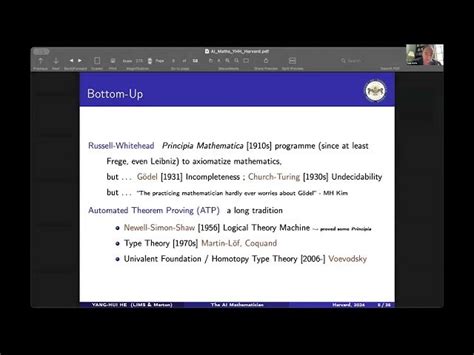 free video ai assisted mathematics in theorem proving and pattern