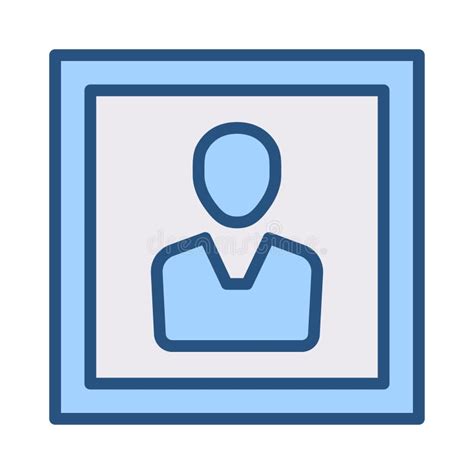 Passport Photo Icon Stock Vector Illustration Of Frame 292067093