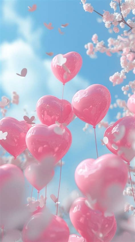 خلفيات قلوب رقيقة ومختلفة للهاتف عيش الحب في كل لحظة