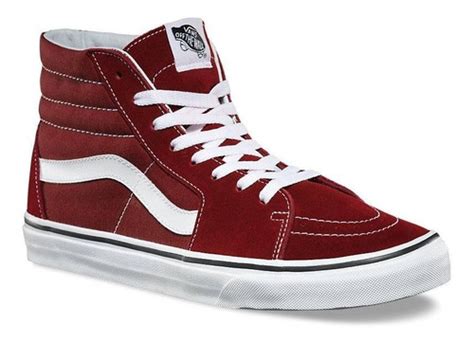 Tenis Vans Sk8 Hi Tinto Vino Uni Sex Old Skool Urban Beach Mercado Libre