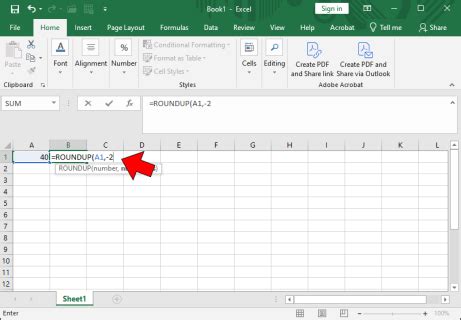 How To Round Up In Excel
