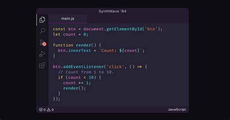 Synthwave 84 By Robb Owen Vs Code Themes