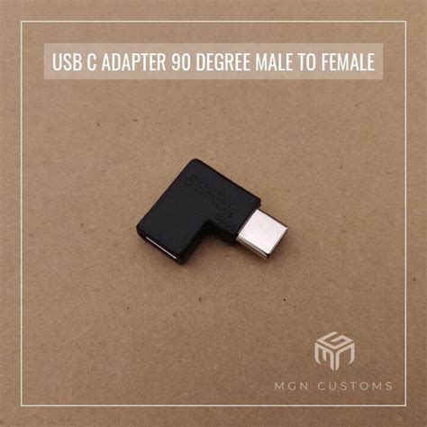 Usb Type C Degree Male To Female Adaptor Adapter Lazada Ph