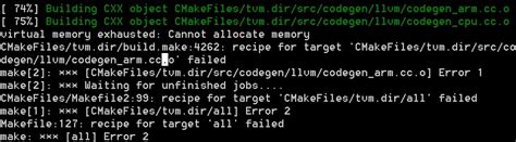 Can Not Build Tvm In The Tvm Premade Docker Image Questions Apache Tvm Discuss