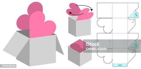 상자 포장 다 잘라 템플릿 디자인 3 차원 모형 0명에 대한 스톡 벡터 아트 및 기타 이미지 0명 3차원 형태 가방 Istock