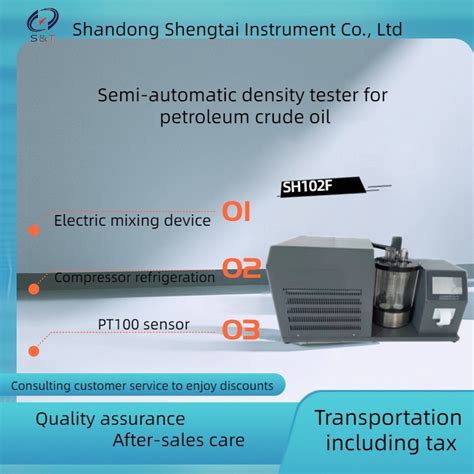 Petroleum Product Semi Automatic Digital Density Meter Astm D1298 By