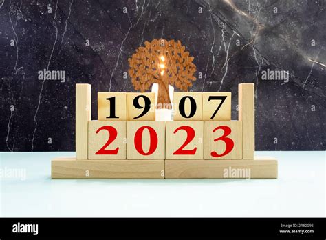 June 19 From Wooden Blocks With Letters Important Date Concept White