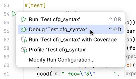 Start The Debugger Session Rustrover Documentation