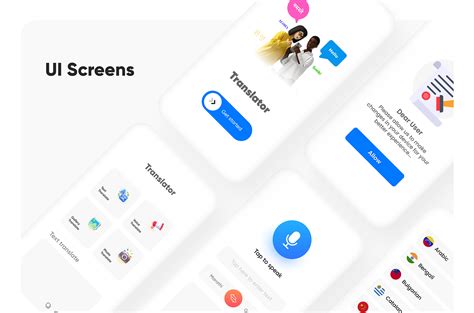 Translator • App Ui Design Images Behance